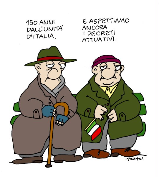 Alcune vignette di Altan del 2010